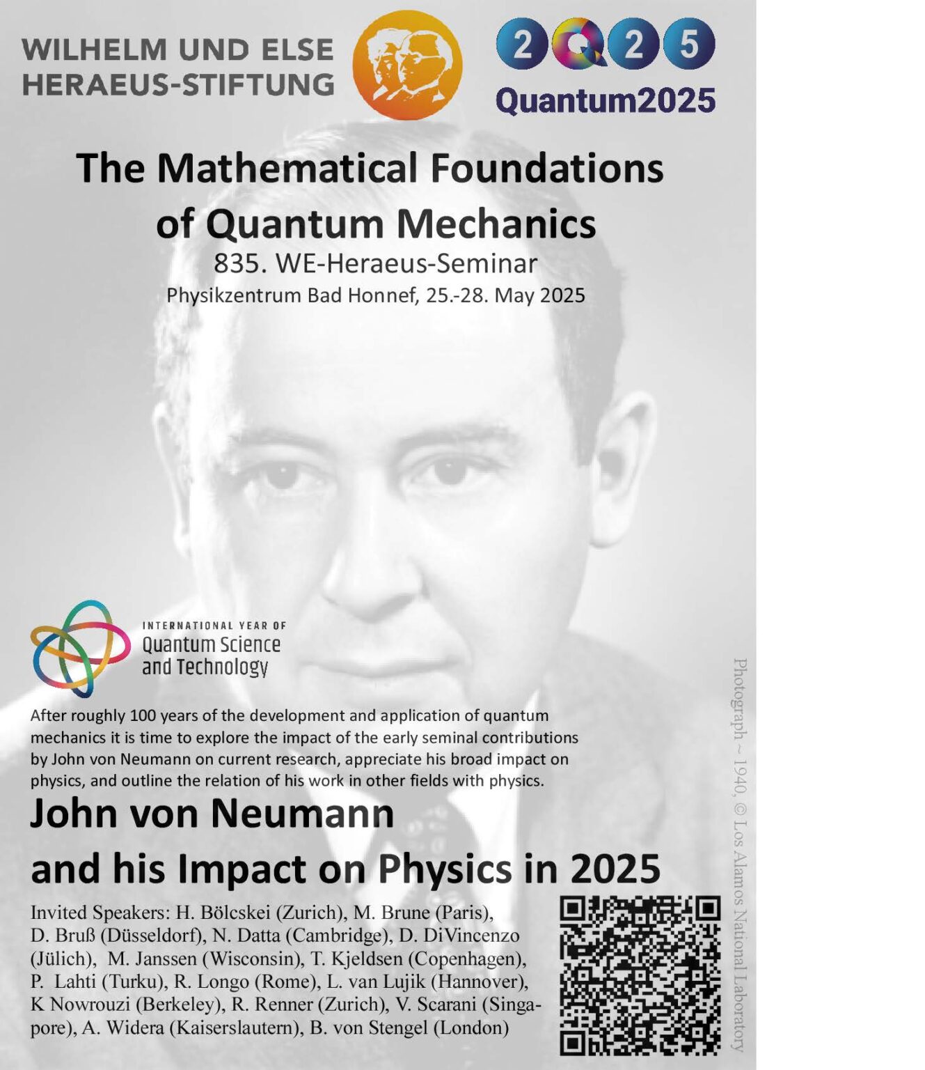 The Mathematical Foundations of Quantum Mechanics, John von Neumann and ...