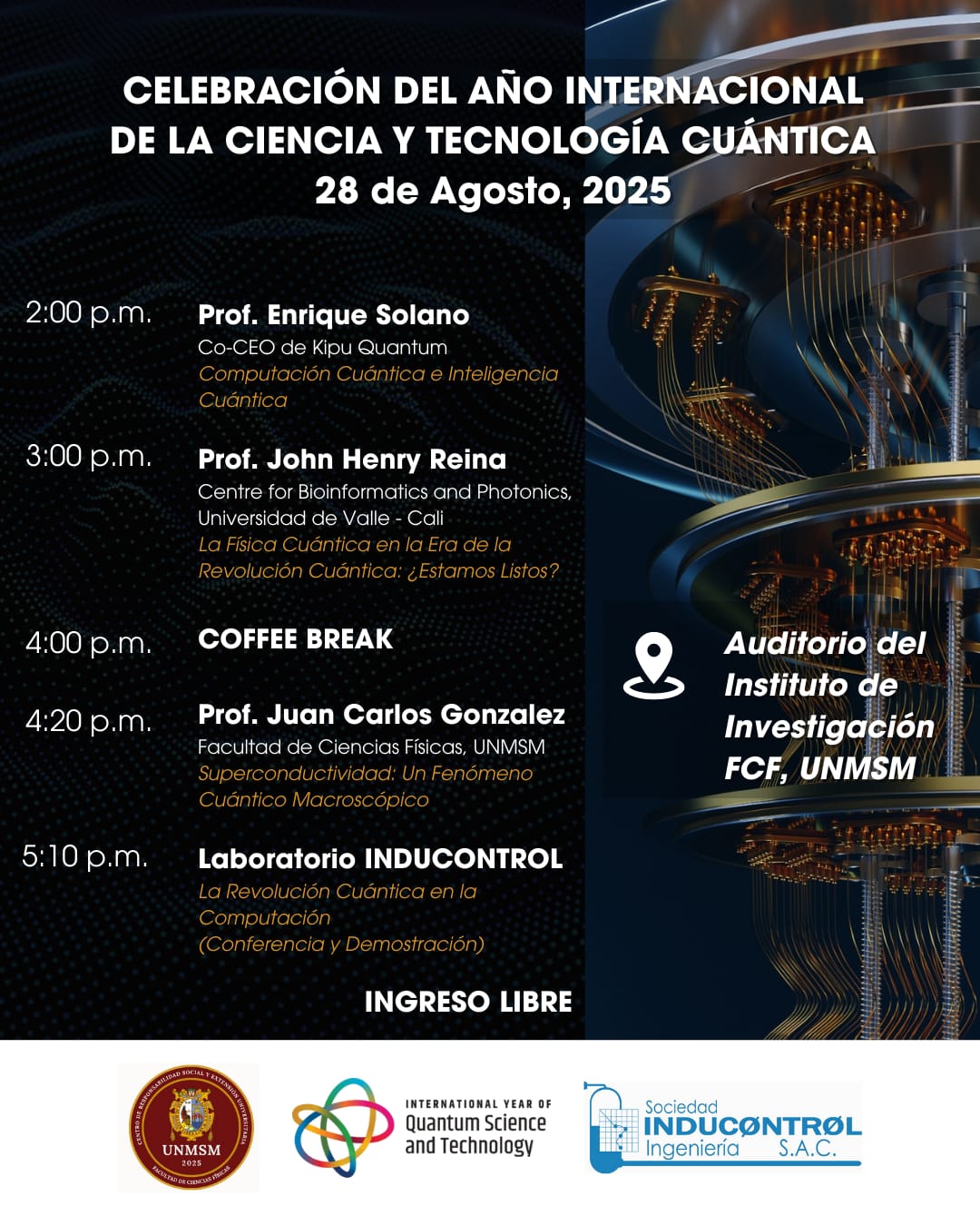 Celebración del Año Internacional de la Ciencia Y Tecnología Cuántica - IYQ 2025