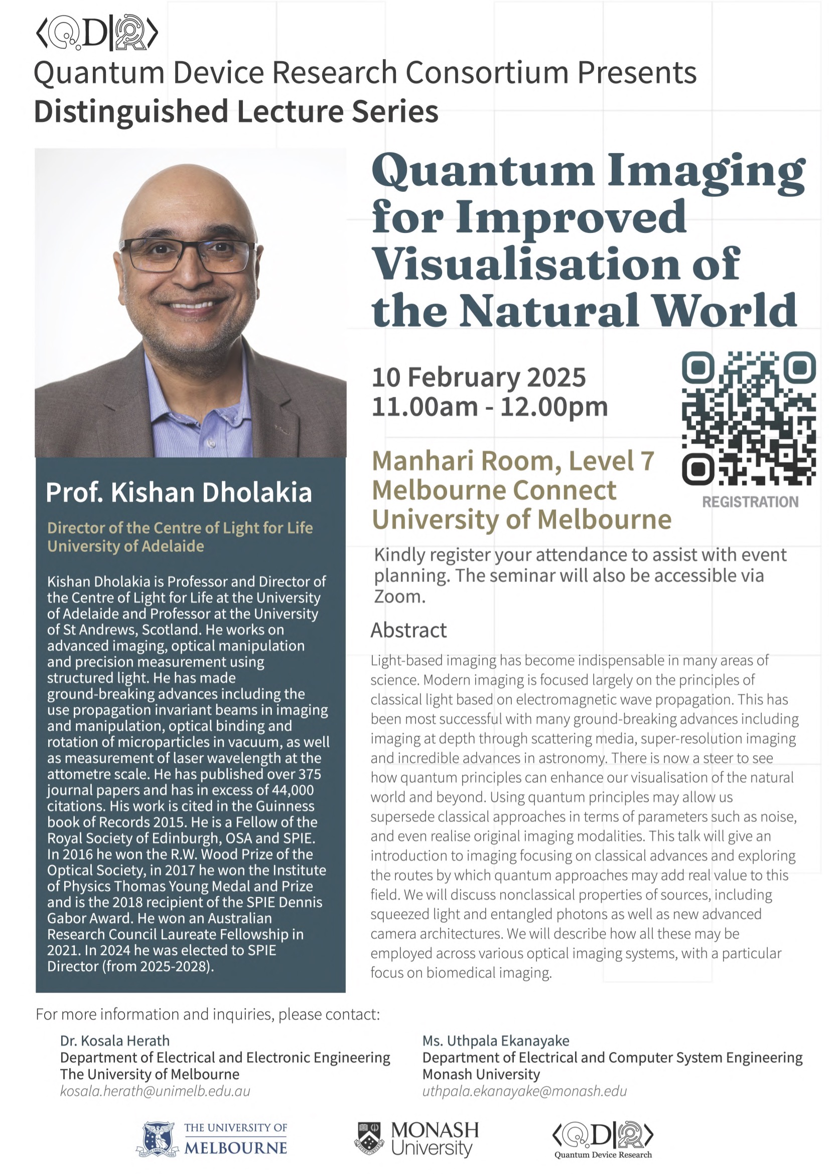 Quantum Imaging for Improved Visualisation of the Natural World - IYQ 2025