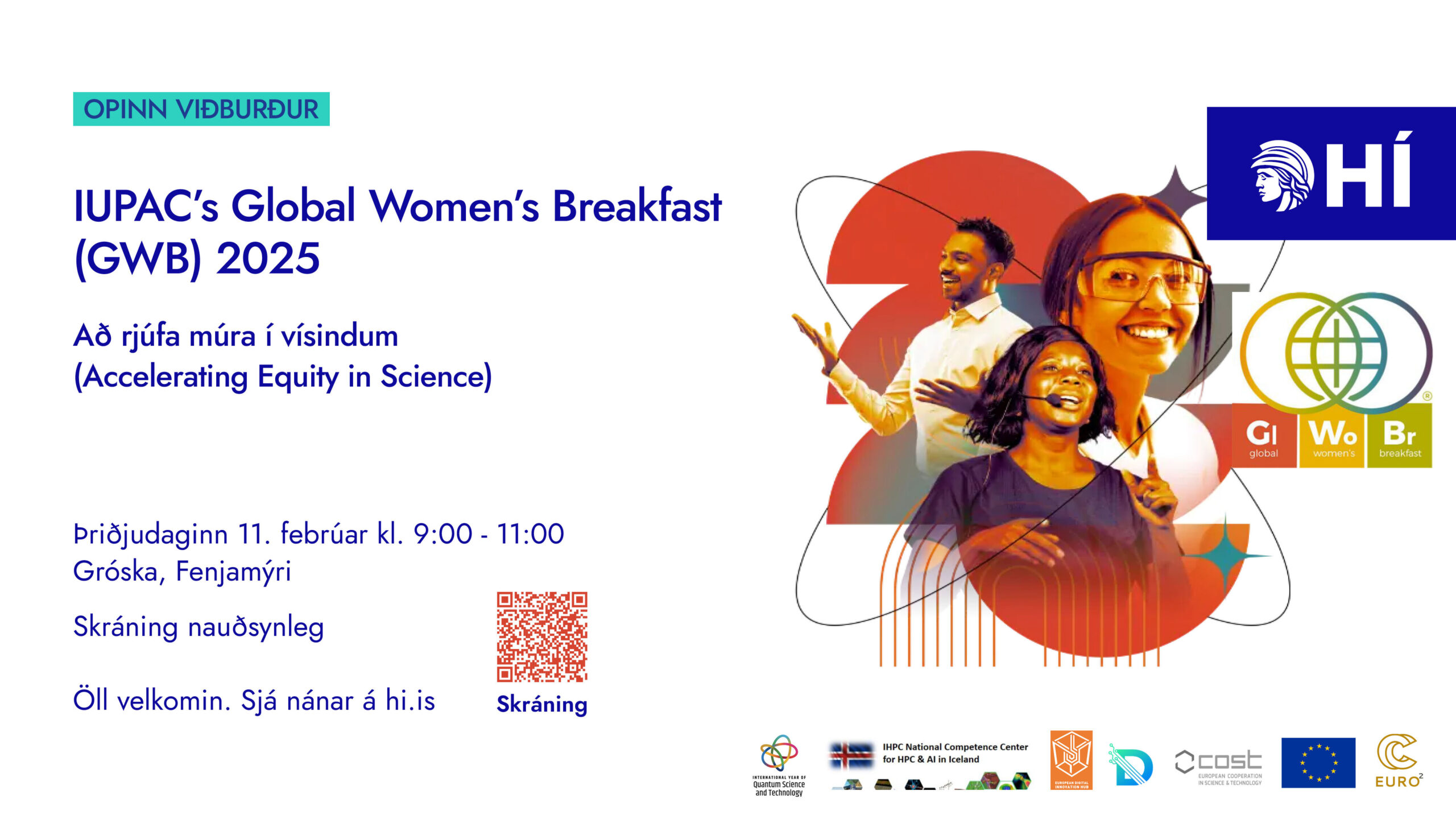 IUPAC Global Women’s Breakfast 2025 – Reykjavík - IYQ 2025