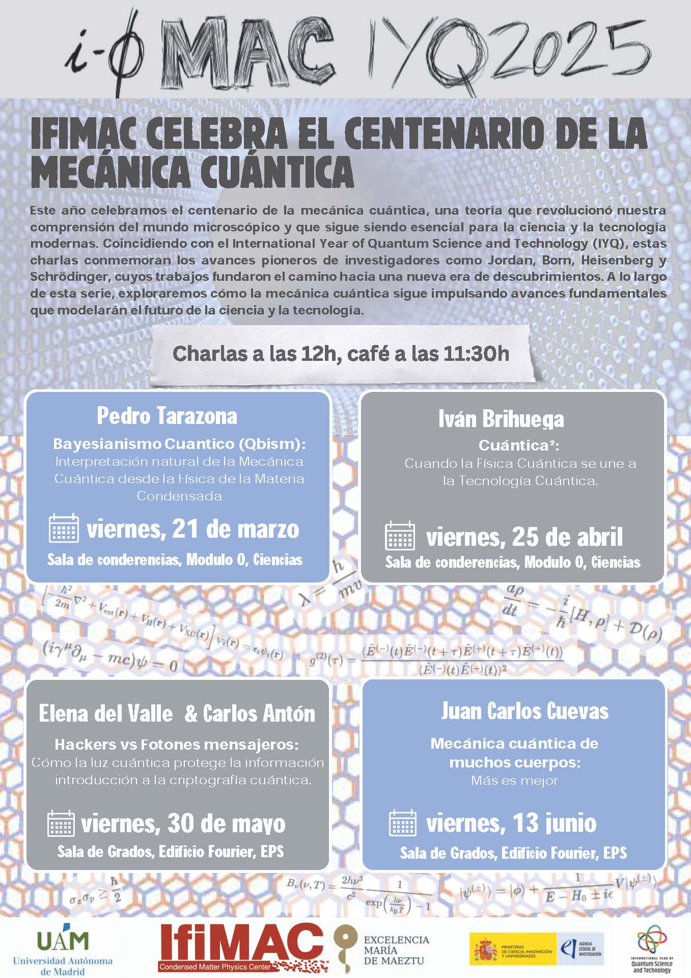 IFIMAC (UAM) Celebrates the International Year of Quantum Science and ...